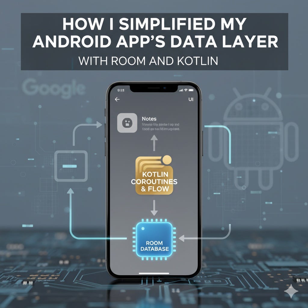 How I Simplified My Android App’s Data Layer with Room and Kotlin | by RAJESH | Oct, 2025 | Medium