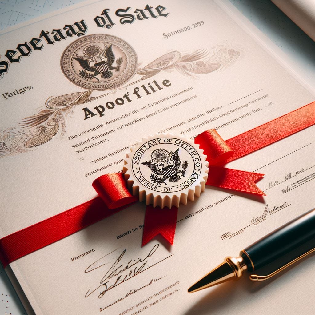 Apostille Colorado Secretary of StateSimplifying International Document ...