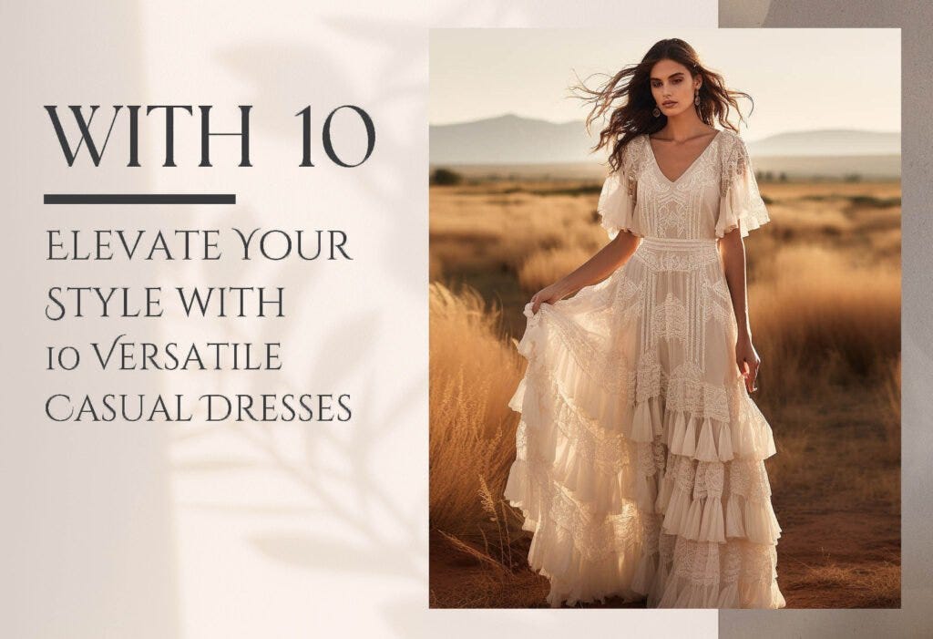 Elevate Your Style with 10 Versatile Casual Dresses | by JinFeng ...