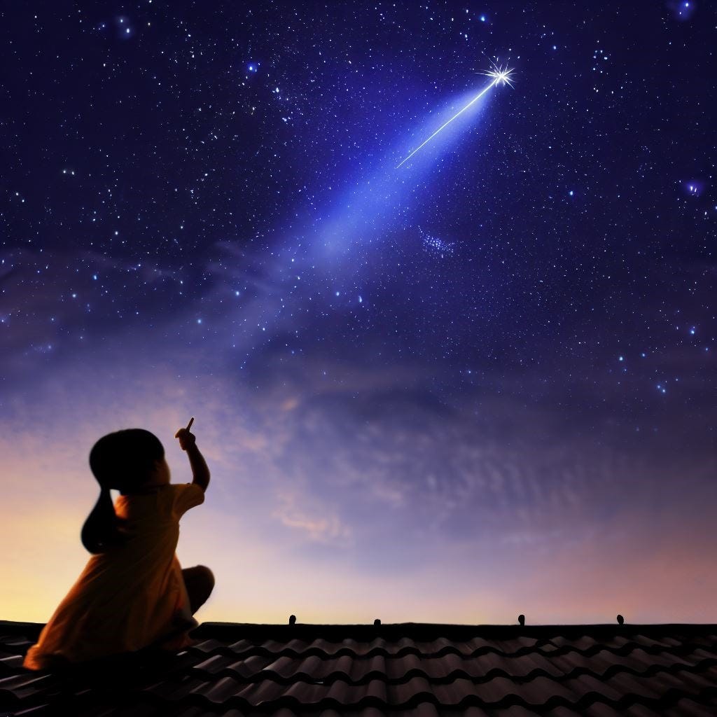 The Dream Among the Stars... Under the radiant night sky… | by Aayushi ...