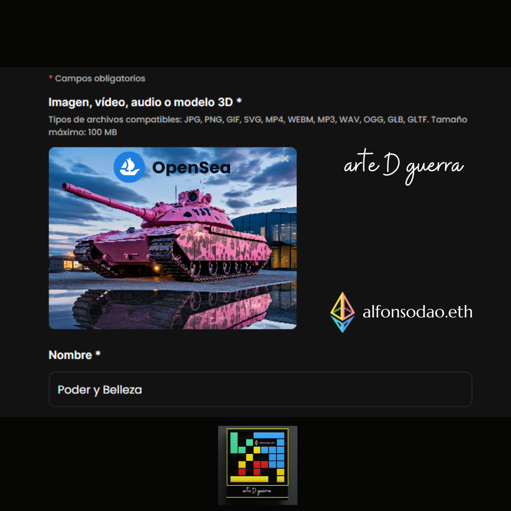 Colección: “arte D guerra” NFT 3. | by | AlfonsoDAO | | Jul, 2023 | Medium