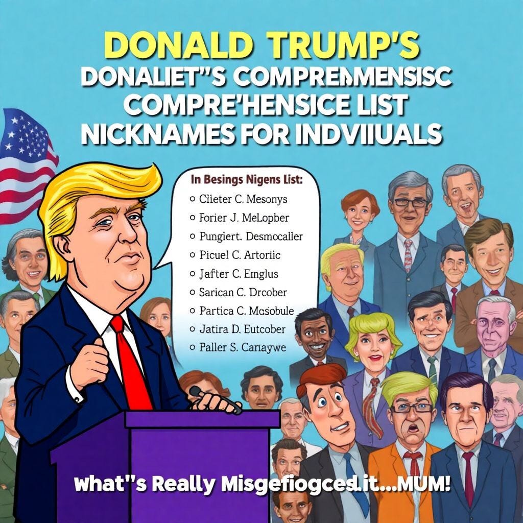 Donald Trump’s: The Comprehensive List of Trump’s Nicknames for ...