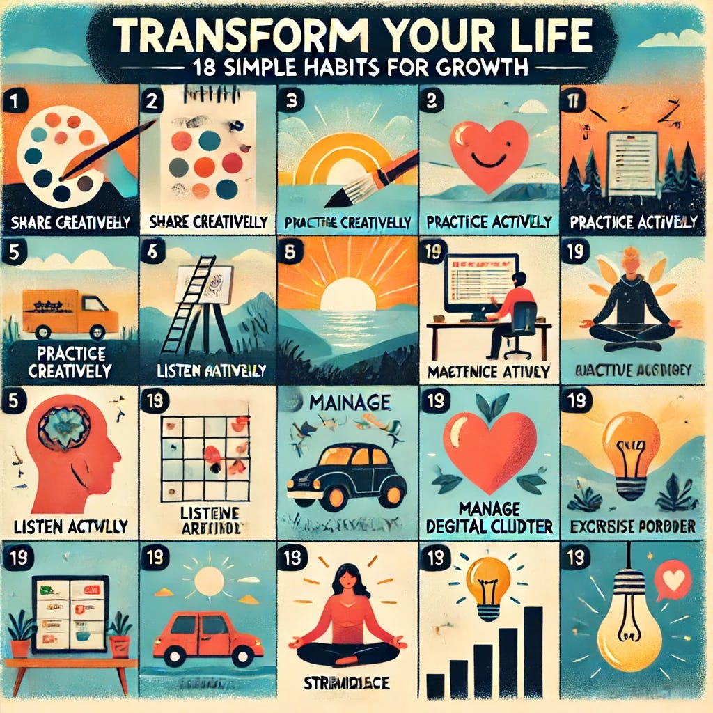 Transform Your Life: 18 Simple Habits for Growth | by ComplexityBeauty ...