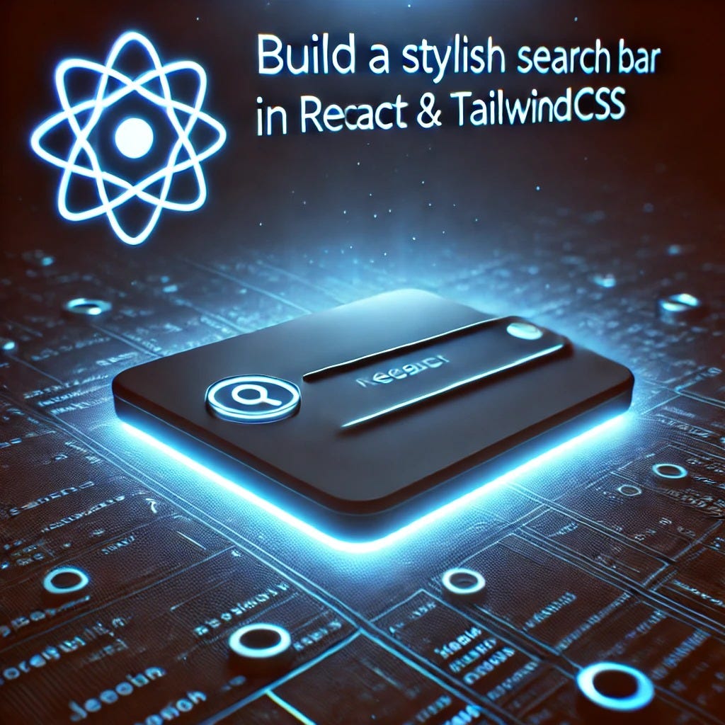 Building a Stylish Expandable Search Bar in React with TailwindCSS | by Sukantabeniya | Medium