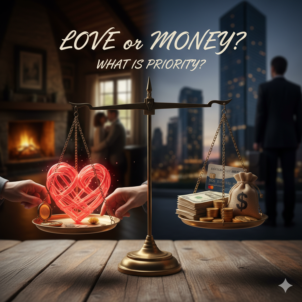 LOVE or MONEY — What is the Priority? | by Love from Black Orchid ...