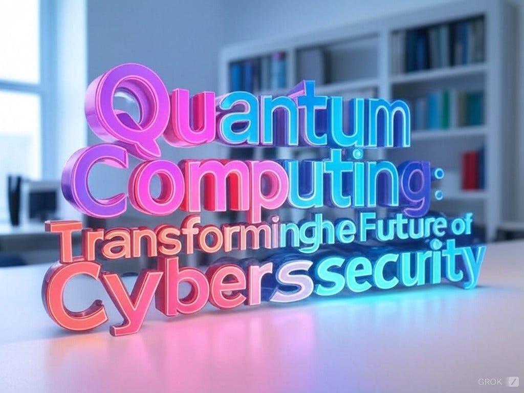 Quantum Computing Transforming The Future Of Cybersecurity By Mohd Anas Dec 2024 Medium
