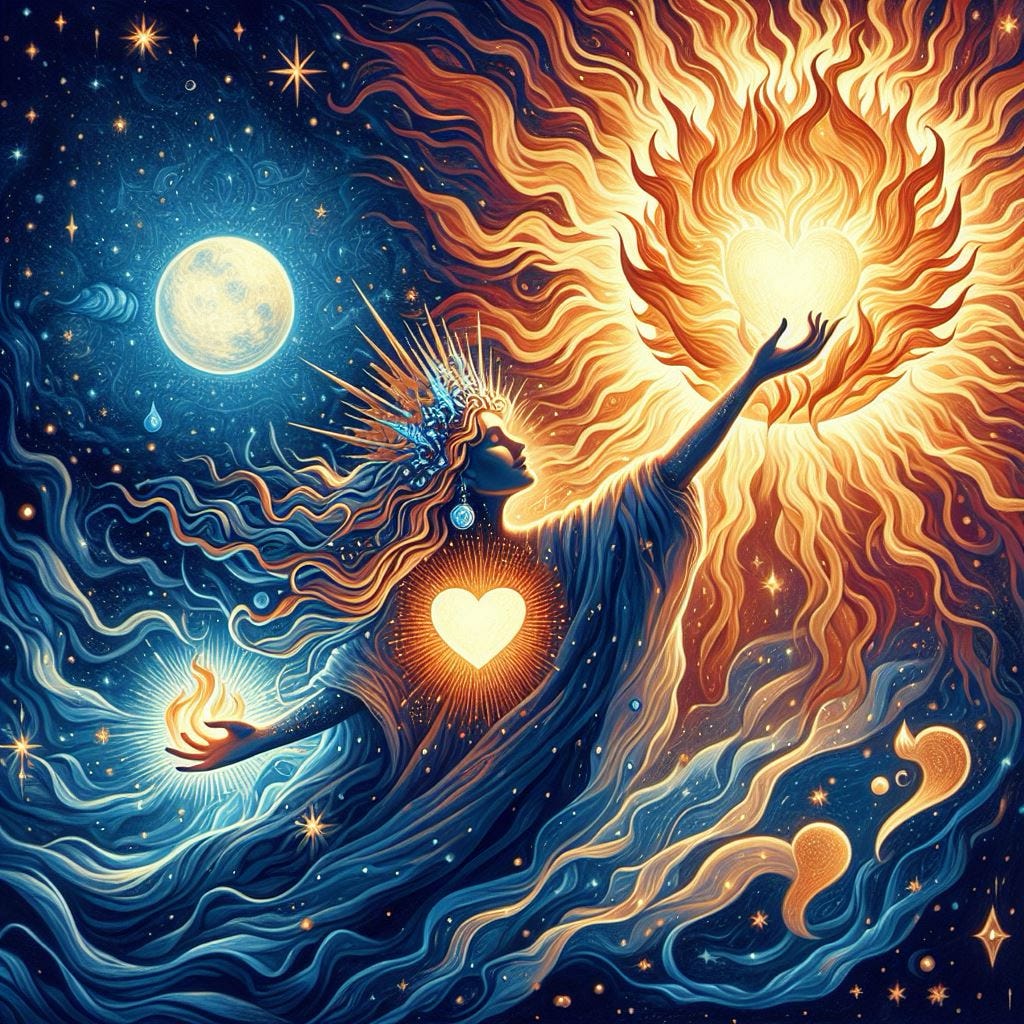 Mother of The Cosmos: Nyx. Light emerges from the fertile darkness | by holylightedrose | Medium