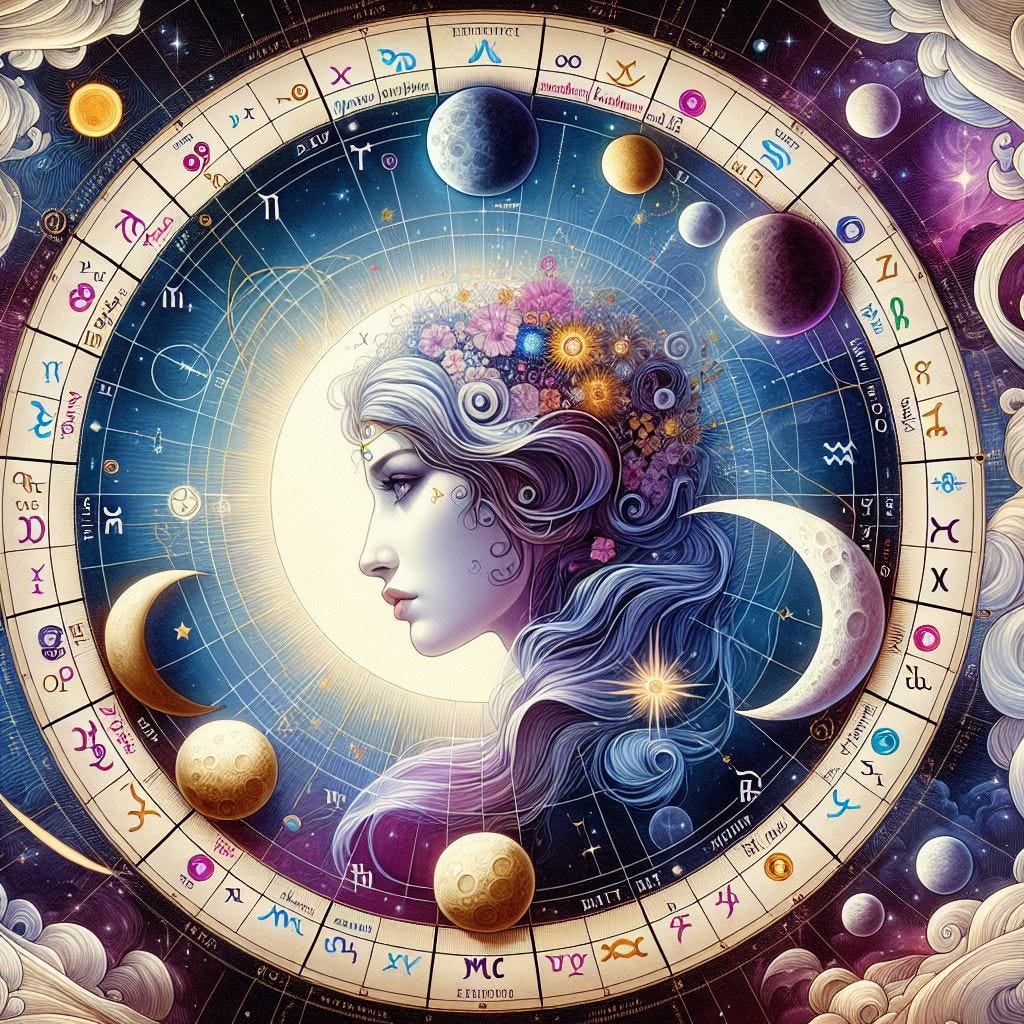 Selena White Moon in Astrology. Selena White Moon or simply White Moon… | by Hermes Astrology ...