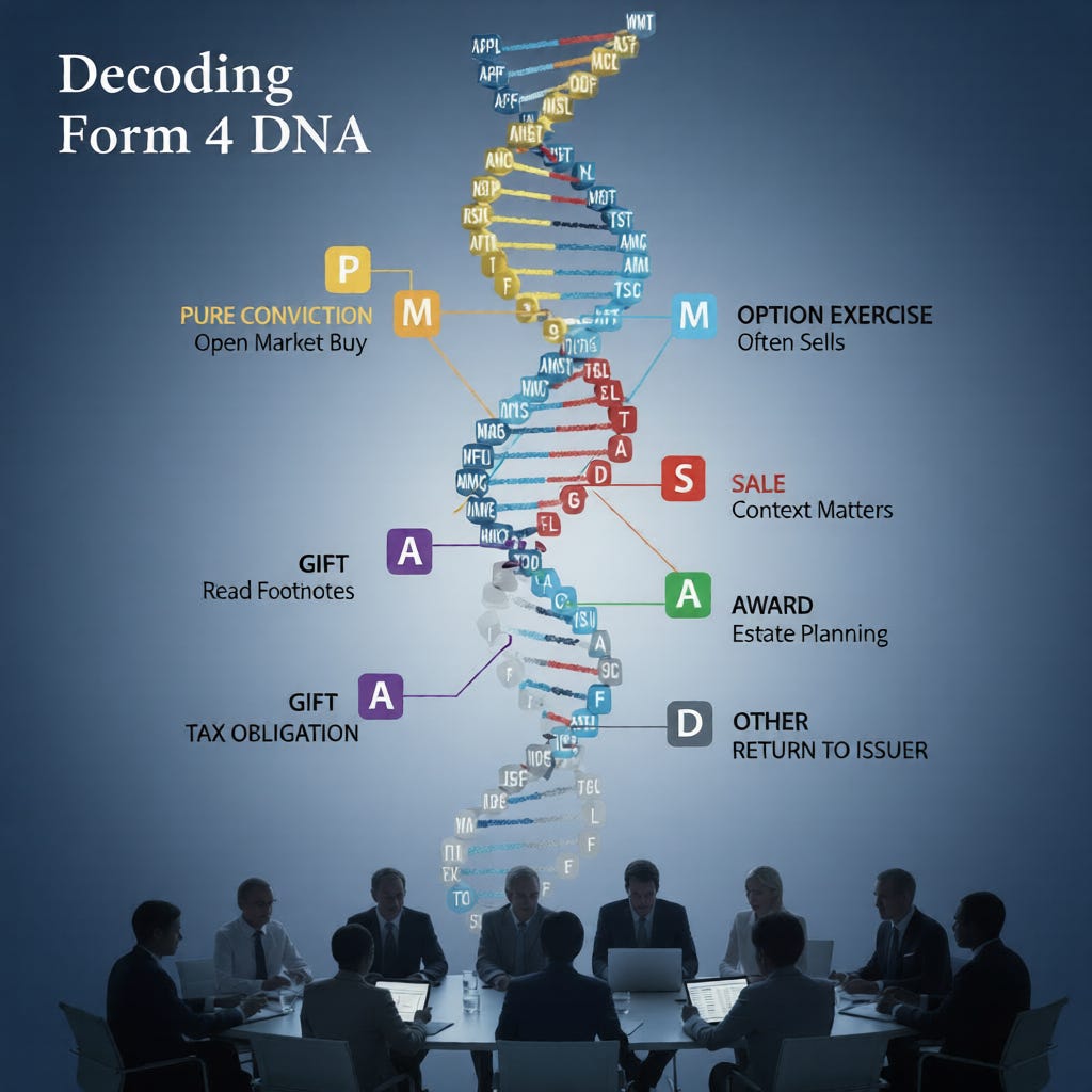 Decoding Form 4 Transaction Codes: What A, P, M, S, and G Really Tell ...
