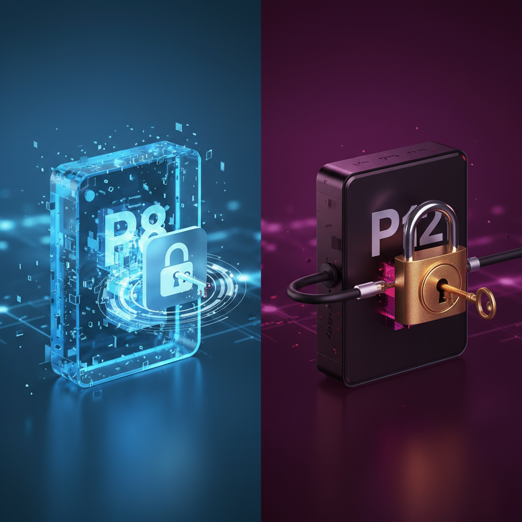🤔 Understanding the Difference Between .p12 and .p8 Files in iOS ...