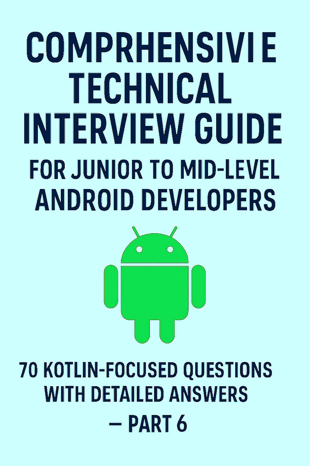 Comprehensive Technical Interview Guide for Junior to Mid-Level Android Developers: 70 Kotlin ...