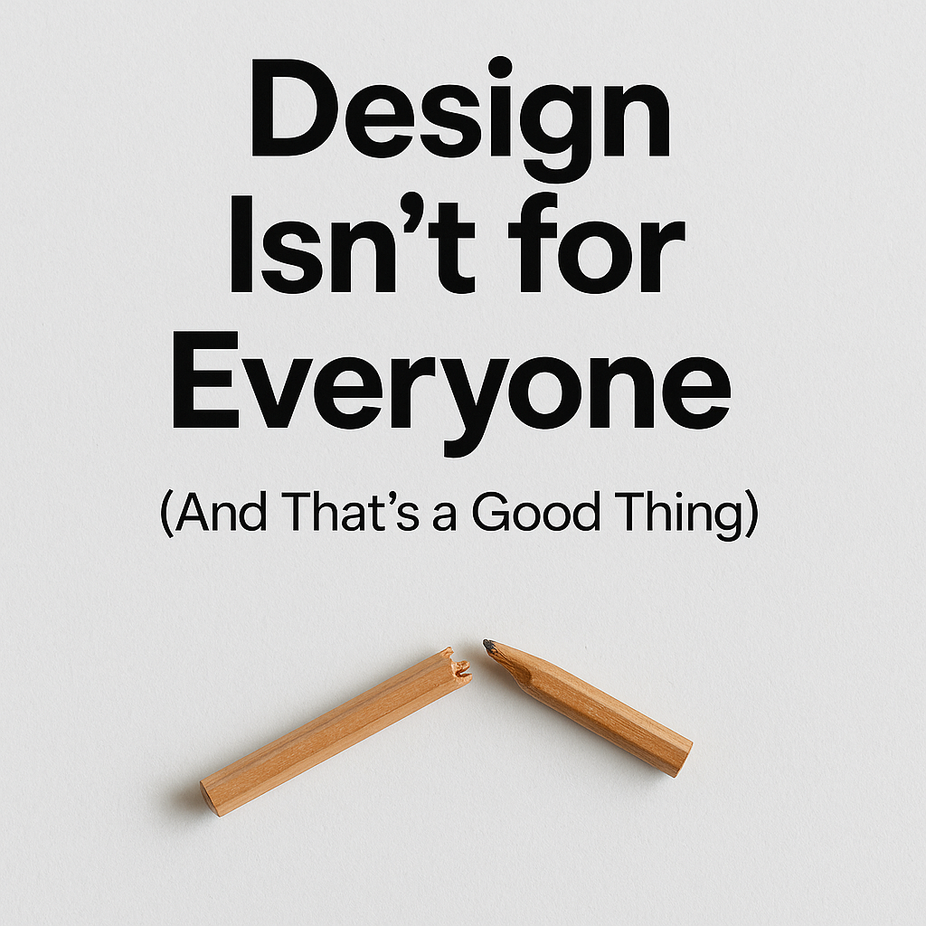Design Isn’t for Everyone (And That’s a Good Thing) | by Hriday Checker ...