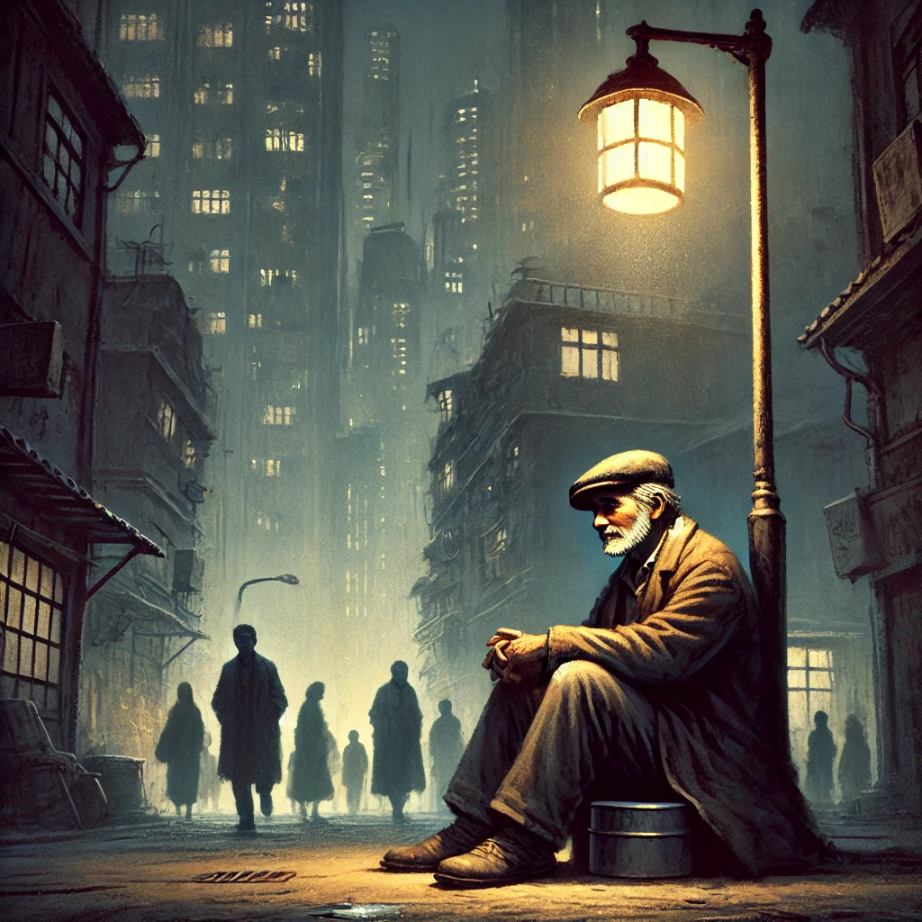 "Silent Struggles of the Forgotten" O why, dear poor man, is life so ...