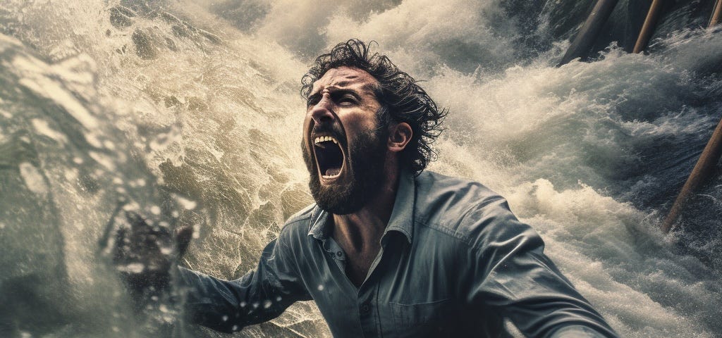 Startup Life: The Man Yelling at the River | by chubernetes | Medium