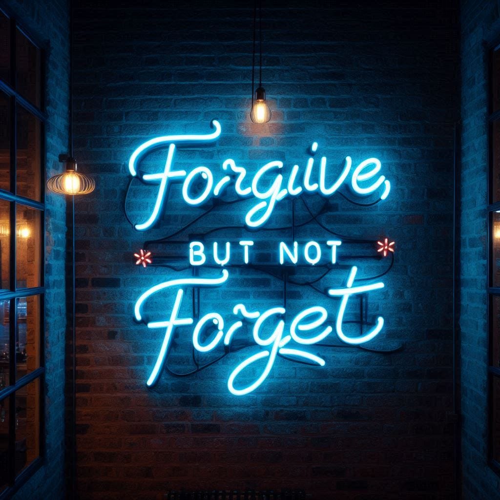 The Truth About Forgiving and Forgetting: Why Letting Go Isn’t Always the Answer | by Mindful ...