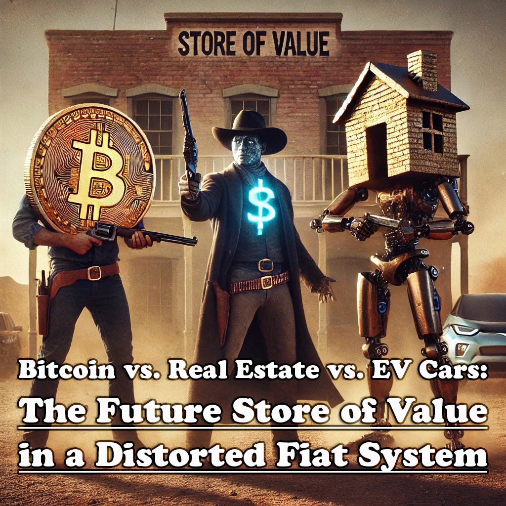 Bitcoin vs. Real Estate vs. EV Cars: The Future Store of Value in a ...