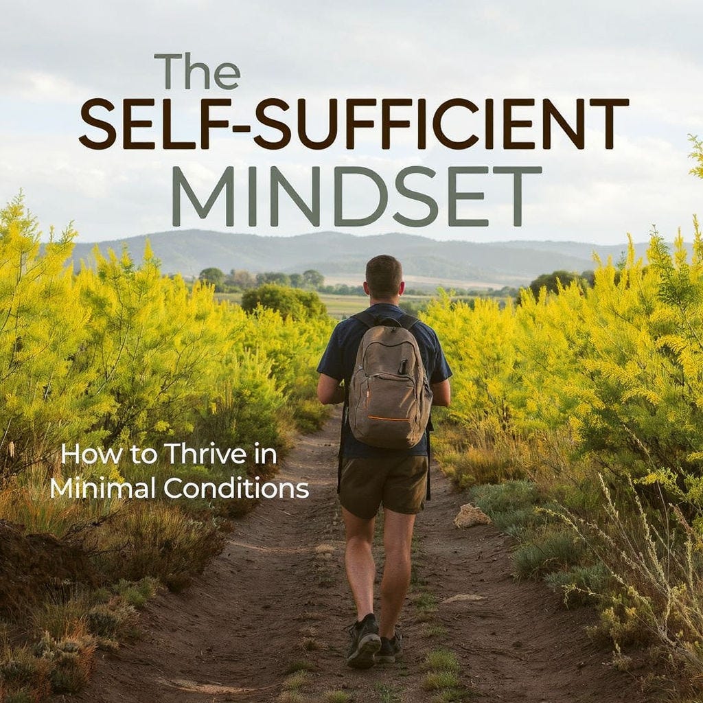 The Self-Sufficient Mindset: How to Thrive in Minimal Conditions | by Bernardo Adolfo Martinez ...