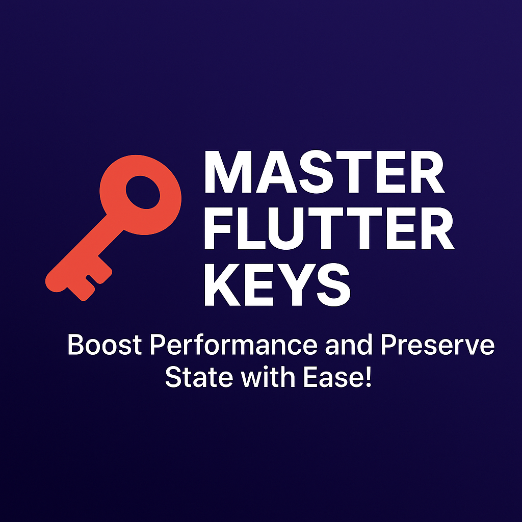 Master Flutter Keys: Boost Performance and Preserve State with Ease! | by Raj Jani | Easy ...