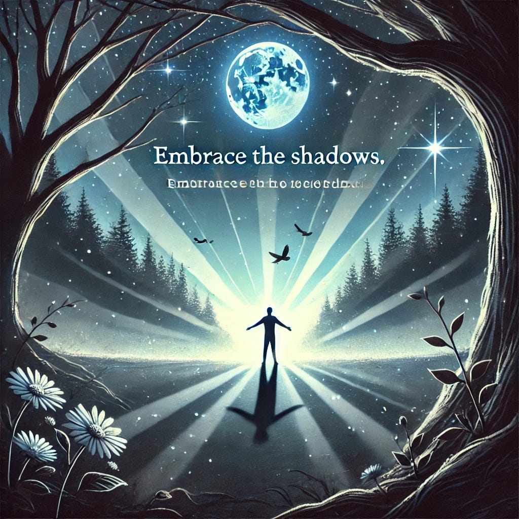 Embrace the Shadows 🌙. Don’t run from the shadows that call… | by ...