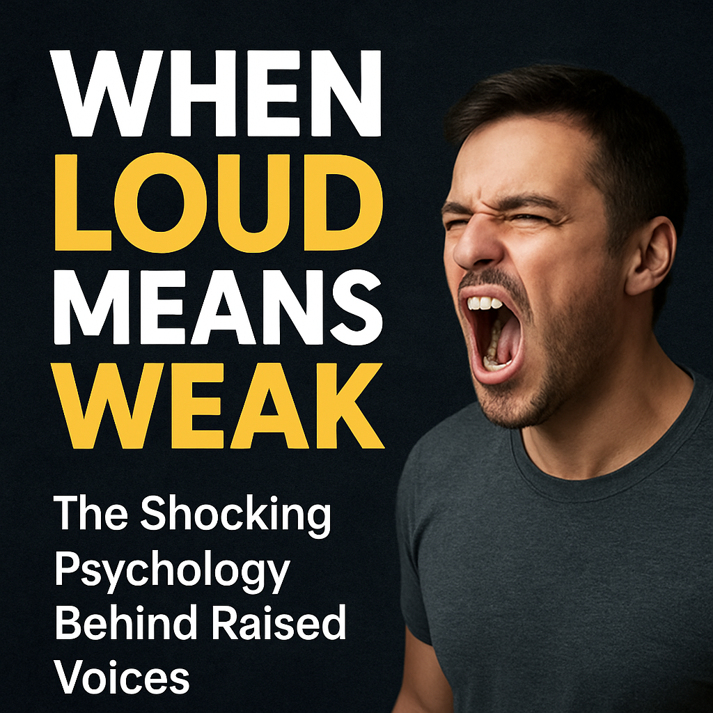 When Loud Means Weak: The Shocking Psychology Behind Raised Voices | by ...