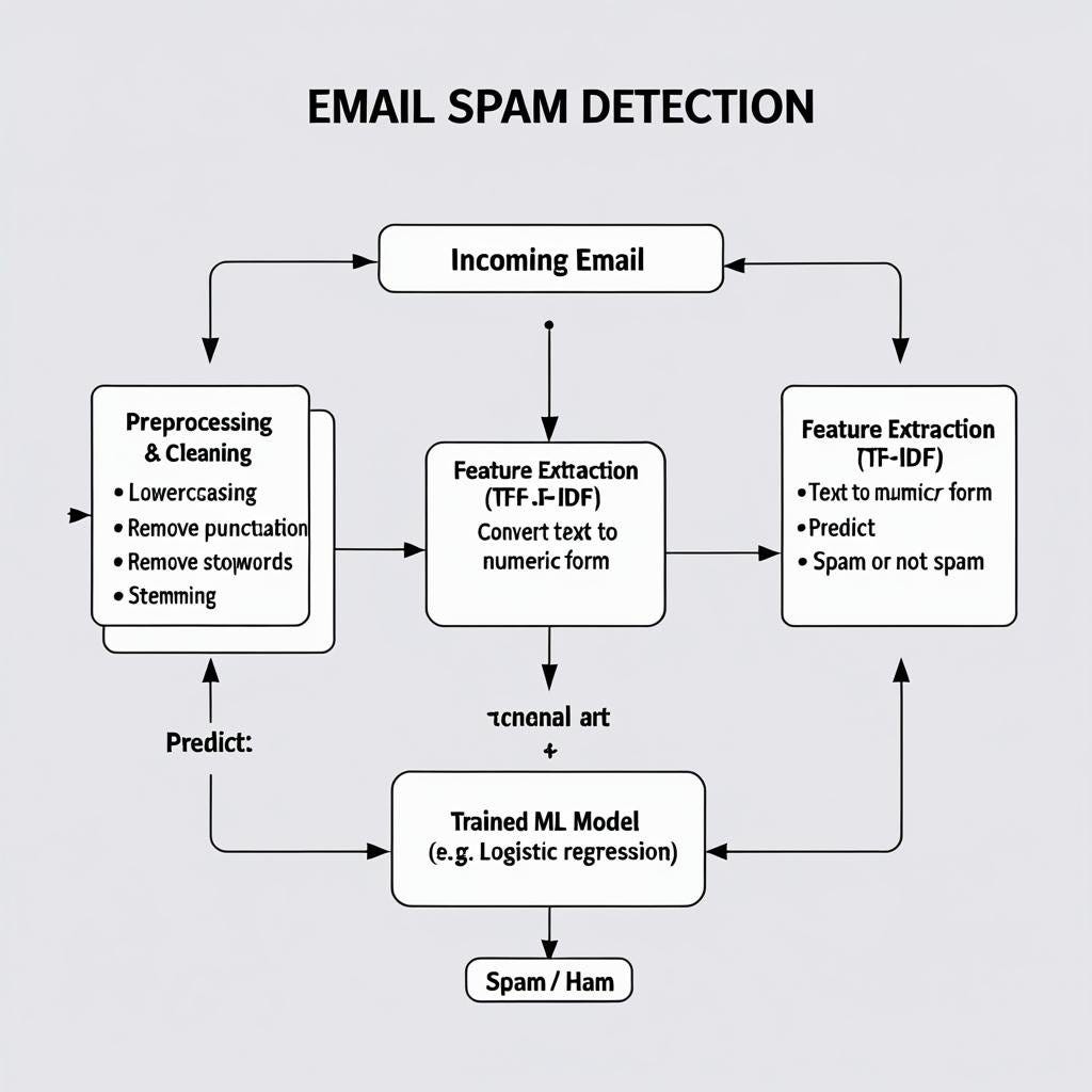E-mail Spam Detection System. The email spam is an AI-powered filter… | by Sanchit Verma Ji ...