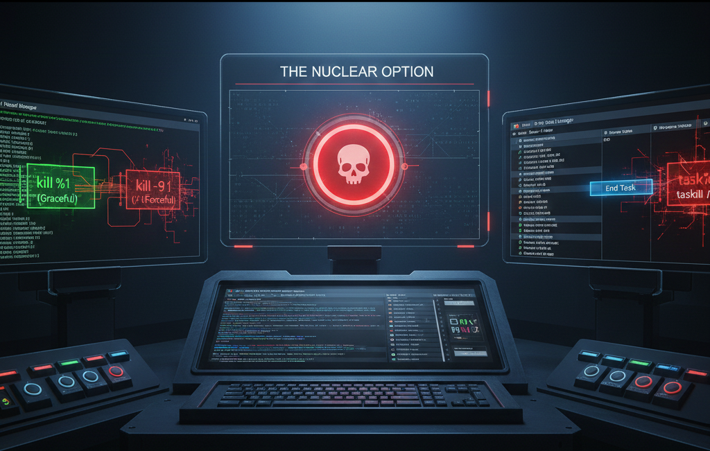 The Nuclear Option: How to Gracefully or Forcefully Terminate Anything (Windows, Linux, tmux ...