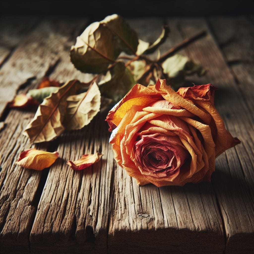 The Wilted Rose. As the last petal fell from the… | by Mikey Olang ...