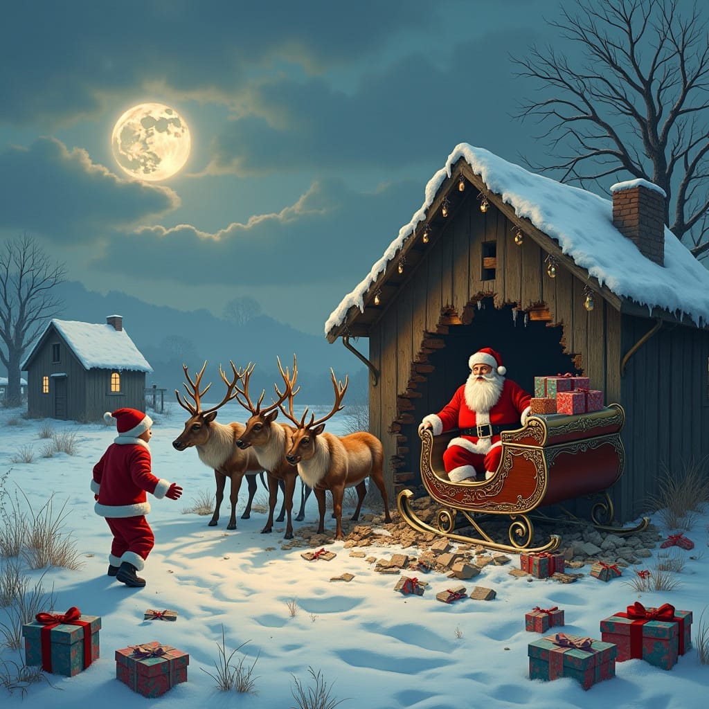 Santa Finds a Friend to Help | Admiring Multipotentiality