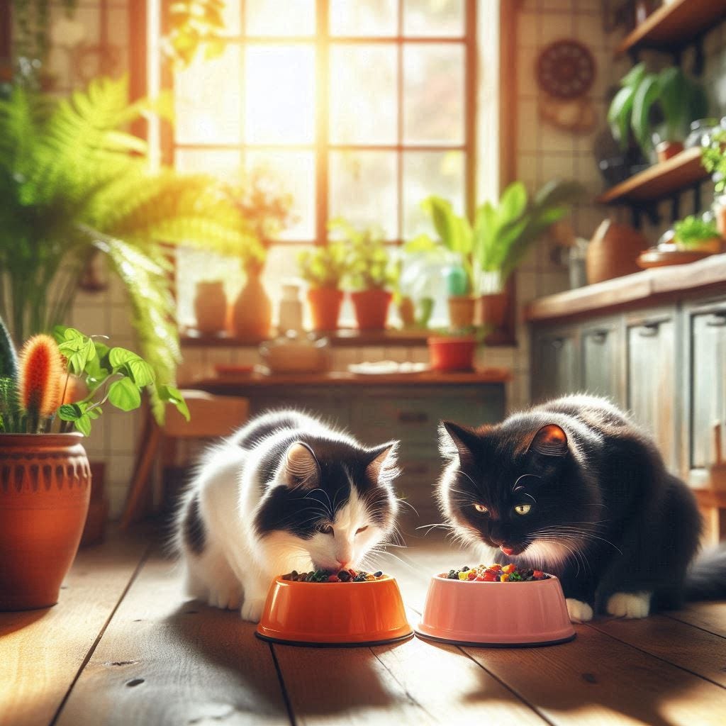 Social Eating in Cats: The Comfort of Companionship at Mealtime | by ...