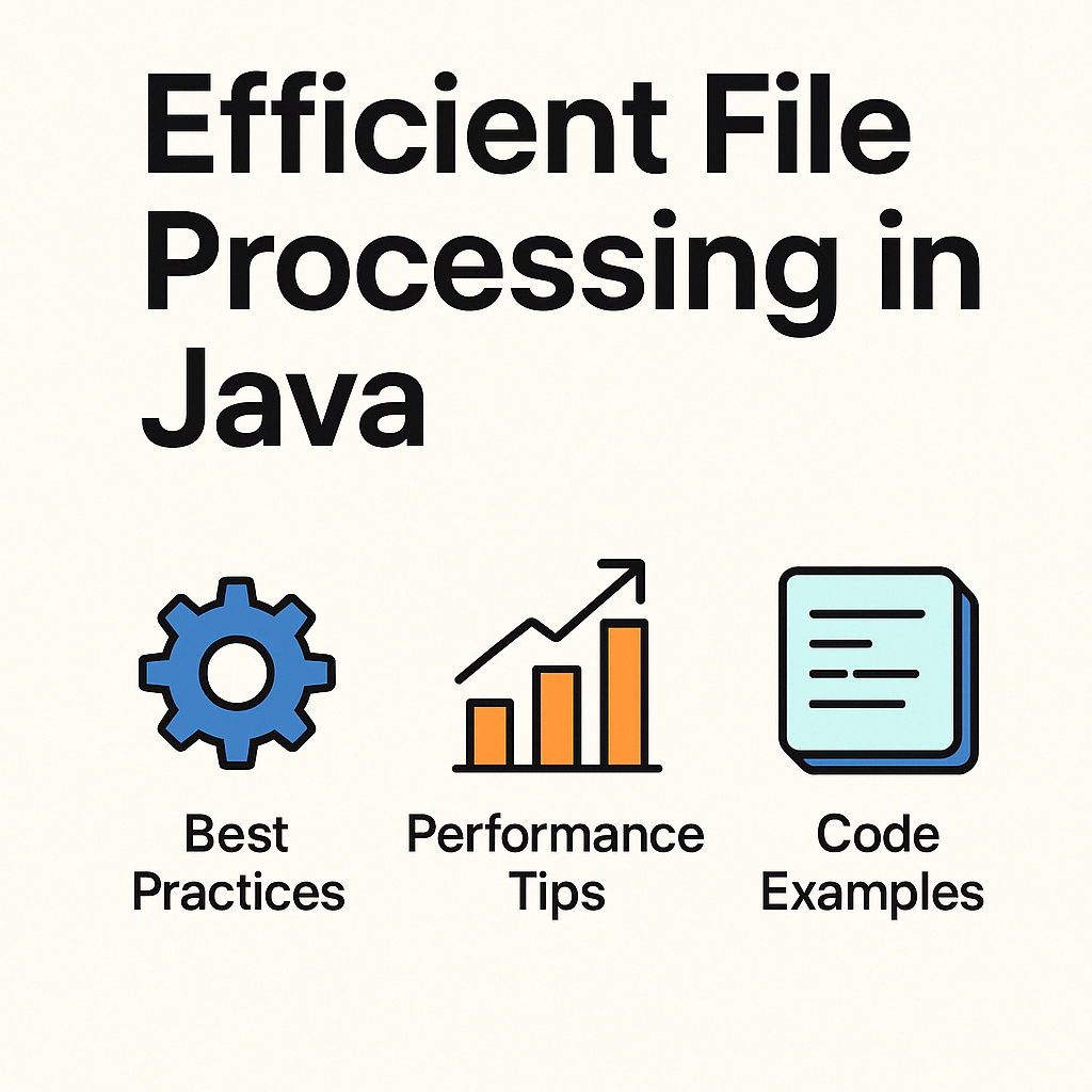 Best Practices for Efficient File Processing in Java (with Examples) | by Umadevi R | Medium