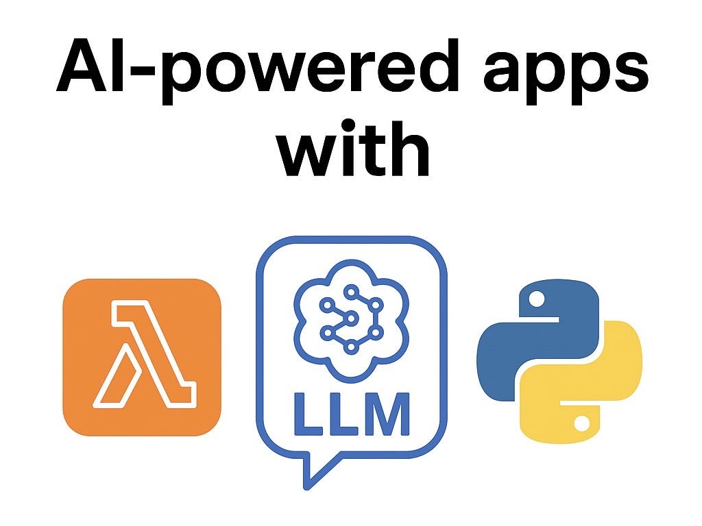 Building An Ai Powered System With Llms Python Aws Lambda By Andrea Pacchioni Apr 2025