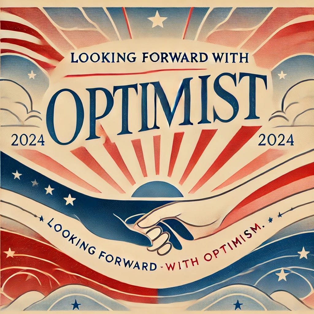 Embracing optimism, moving forward together. | by Drew O | Nov, 2024 ...