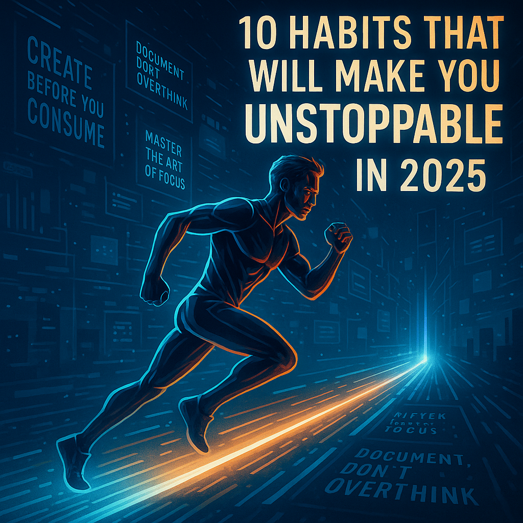 10 Habits That Will Make You Unstoppable in 2025 | by Saransh Singh ...