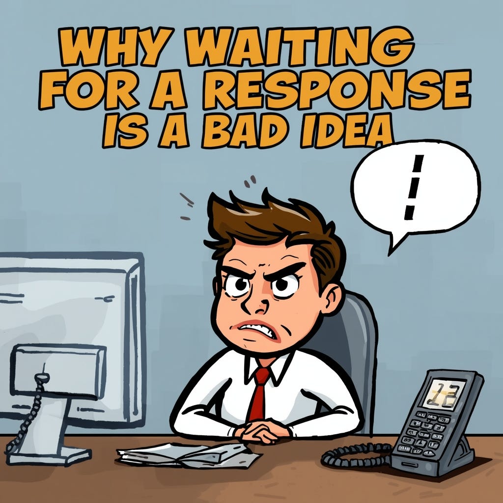 Why Waiting for a Response Is a Bad Idea | by Rasathurai Karan ...