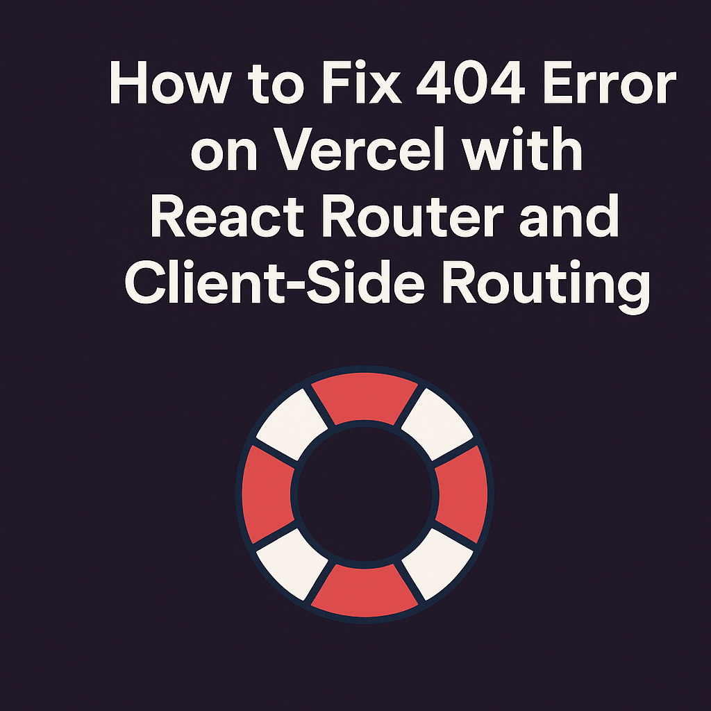 How to Fix 404 Error on Vercel with React Router and Client-Side ...