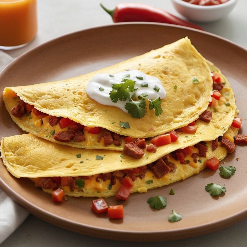 A Fusion of Flavors: Tex-Mex French Onion Omelette | by C. L. K. | May ...