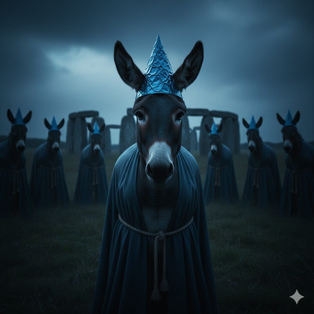 The Blue Tin Foil Hat Cult: A Reflection of MAGA | by Fazer Domino | Medium