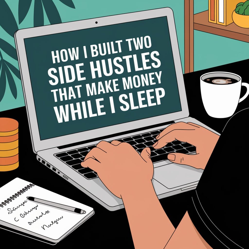 How I Built Two Side Hustles That Make Money While I Sleep | by Rahul ...