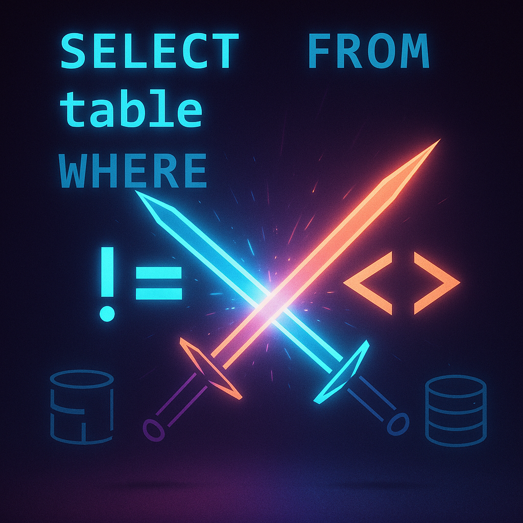 The Unfiltered Truth: != vs in SQL SERVER — Master It Now! | by Nagaraj | Jul, 2025 | Level Up ...