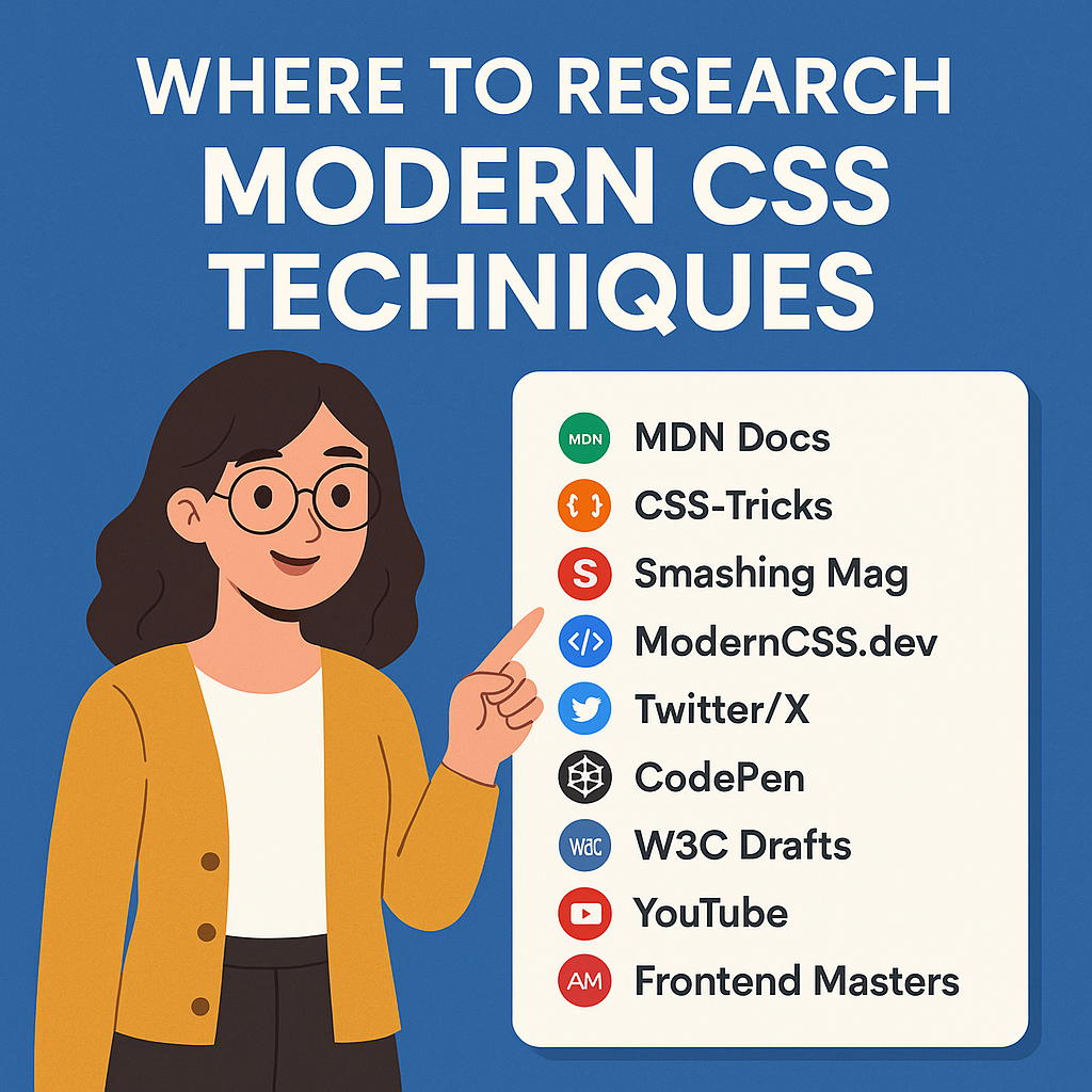 📚 Where to Research Modern CSS Techniques in 2025: Best Resources in ...