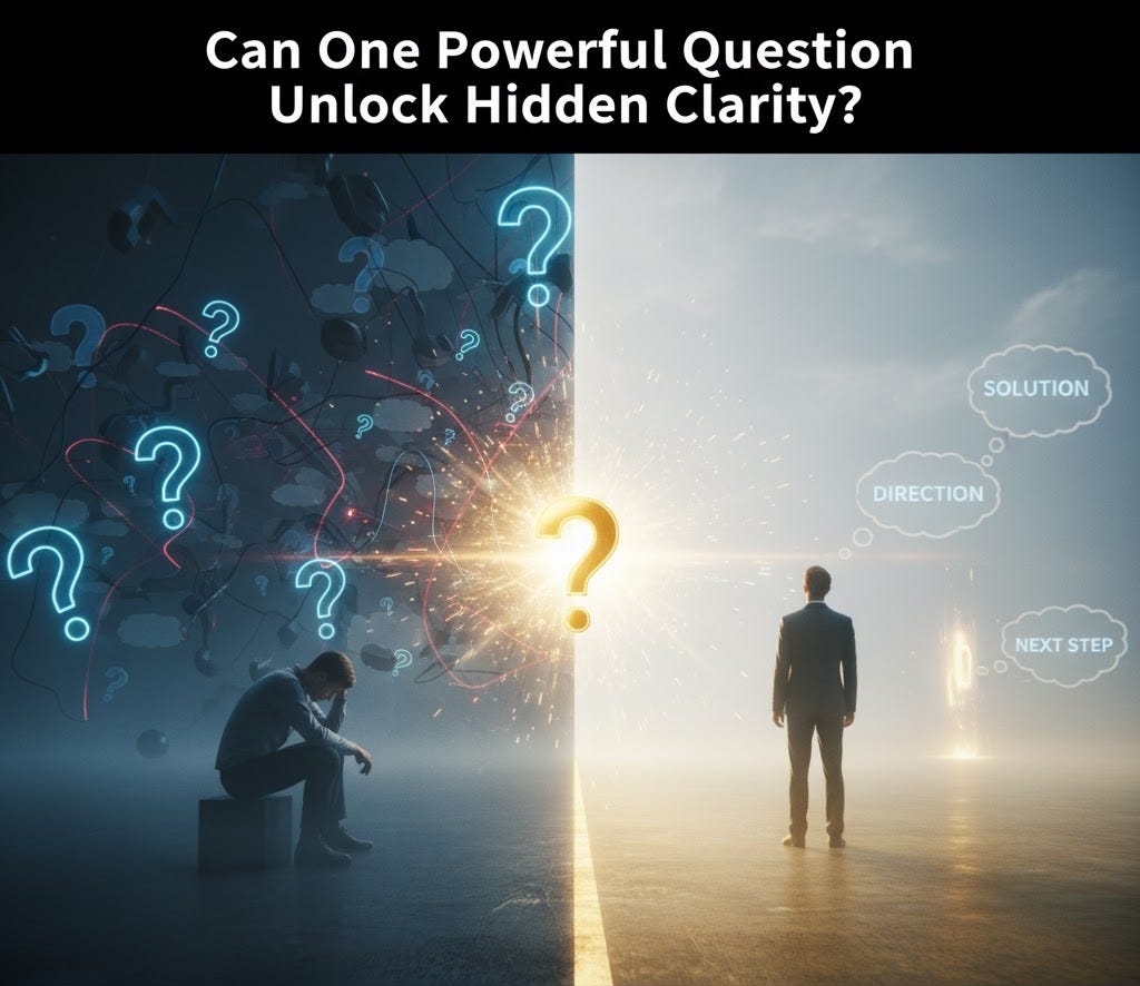 Can One Powerful Question Unlock Hidden Clarity? | by Abdur Rahman | Medium