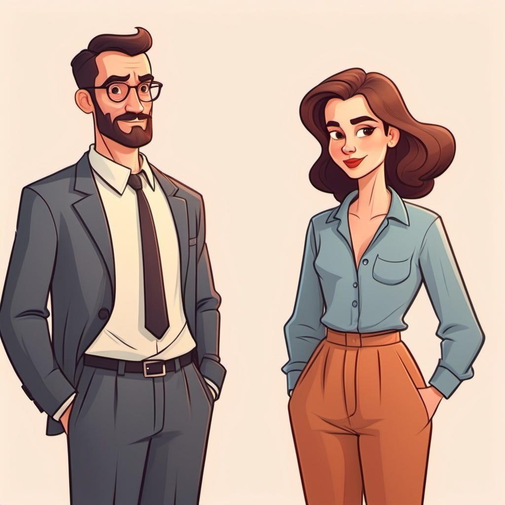 Once a man and a woman start talking about these types of topics, it ...