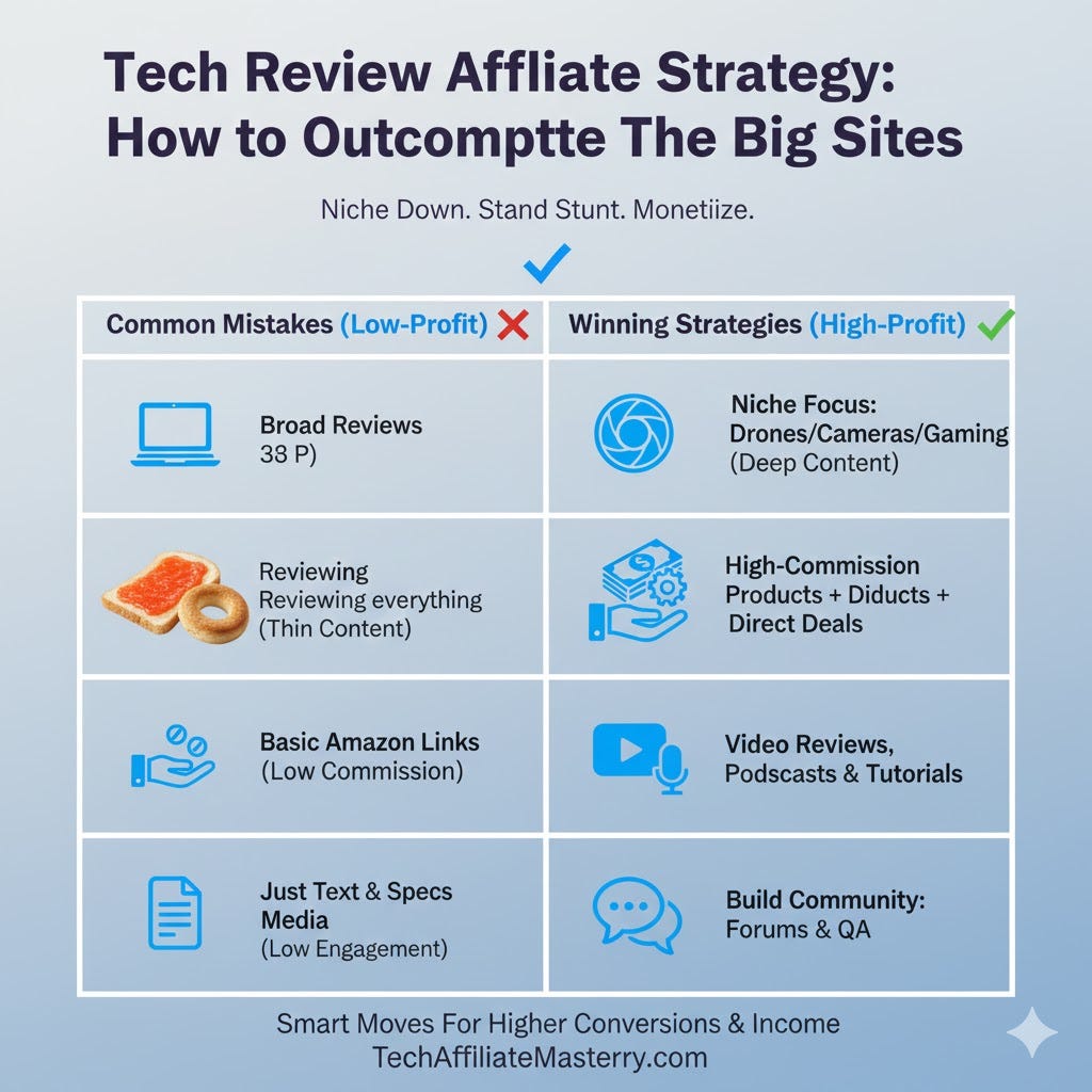 Tech Review Affiliate Strategy: How to Outcompete The Big Sites | by ...