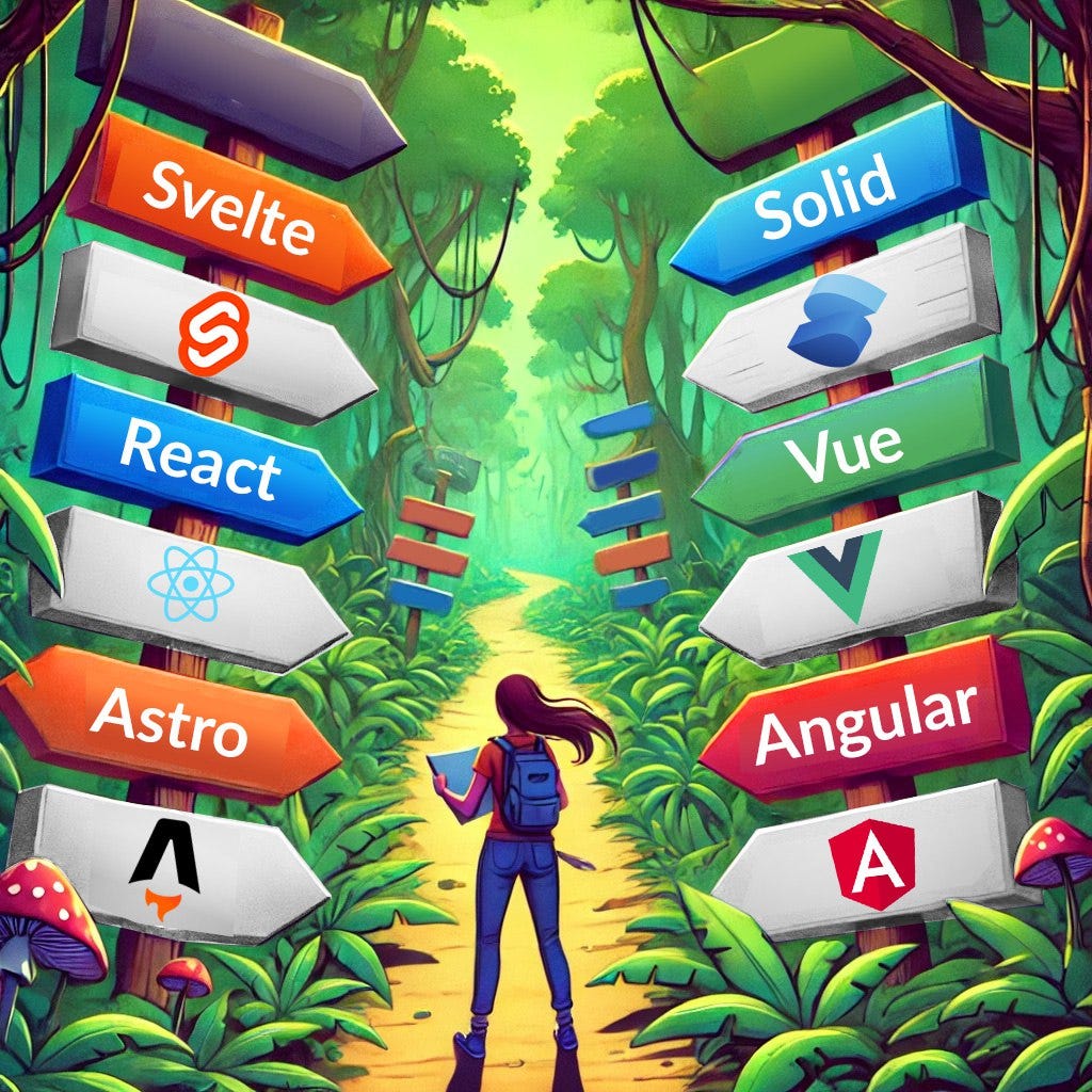 Navigating The Framework Jungle My Thoughts On React Angular Vue And Beyond By Sara Linton