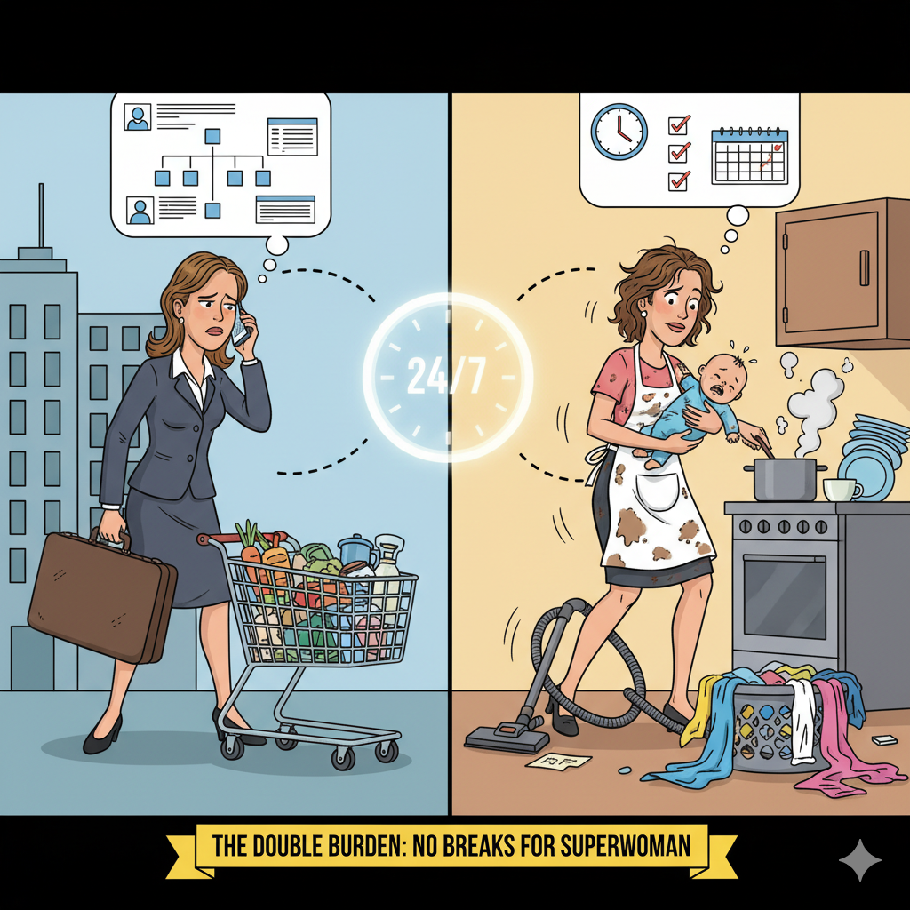 The Invisible Cost: How the “Double Burden” of Work and Chores Breaks ...