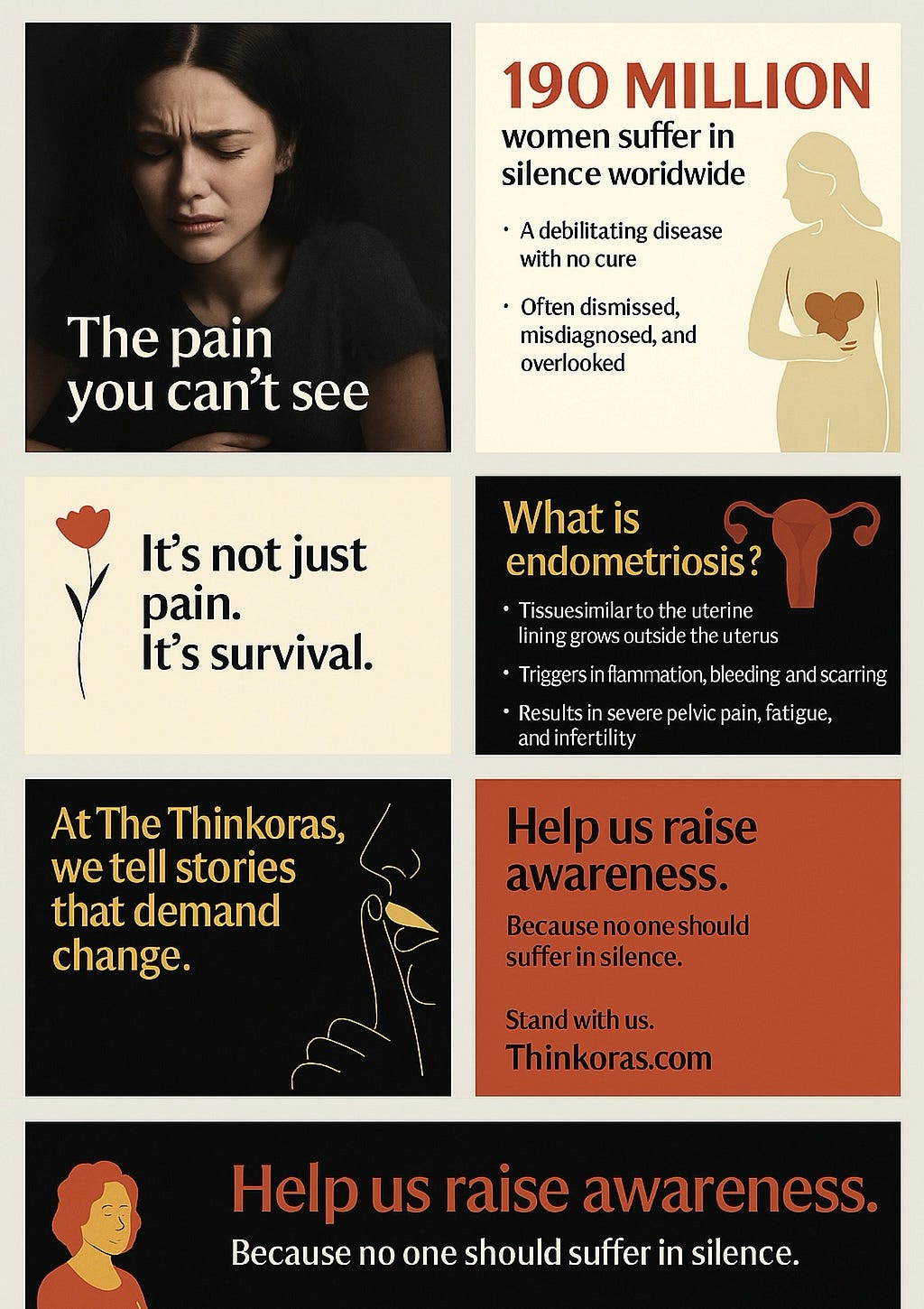 🌺 Endometriosis: The Echo of Unspoken Pain | by Archit Akhil ( The Thinkoras ) | Medium