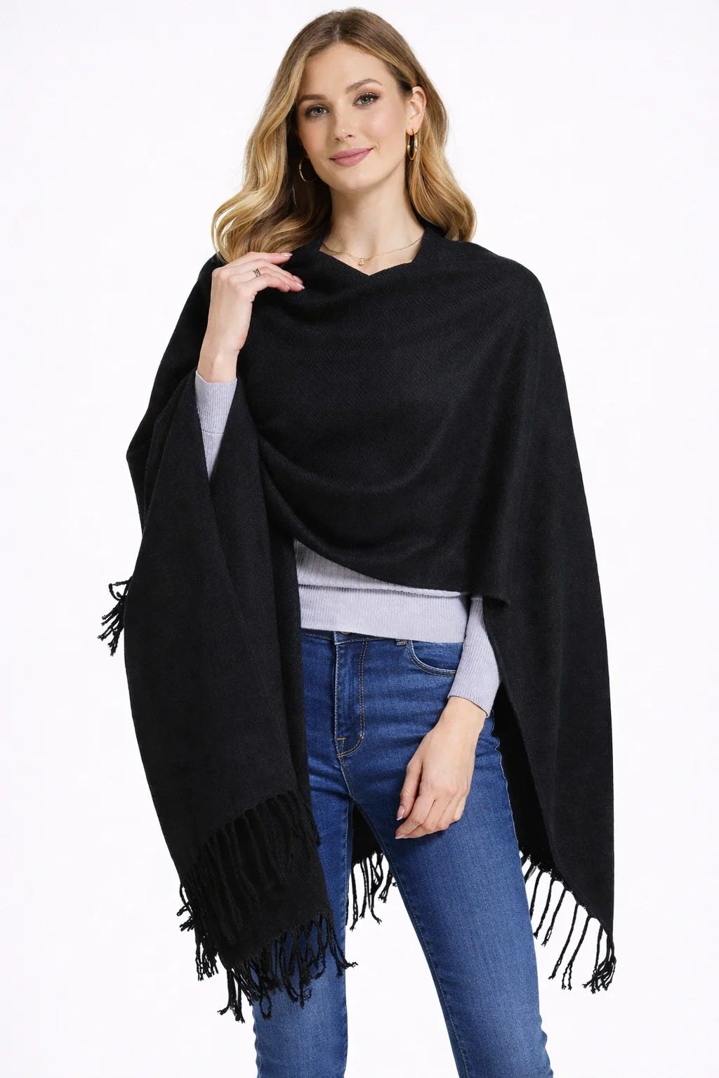 How to Style a Poncho. Ponchos are one of the most versatile… | by ...