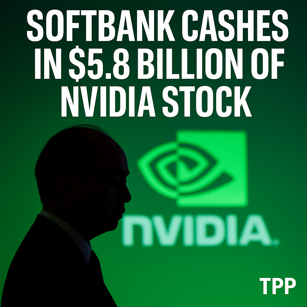 nvidiaSoftBank just cashed in $5.8 BILLION worth of Nvidia shares. What ...