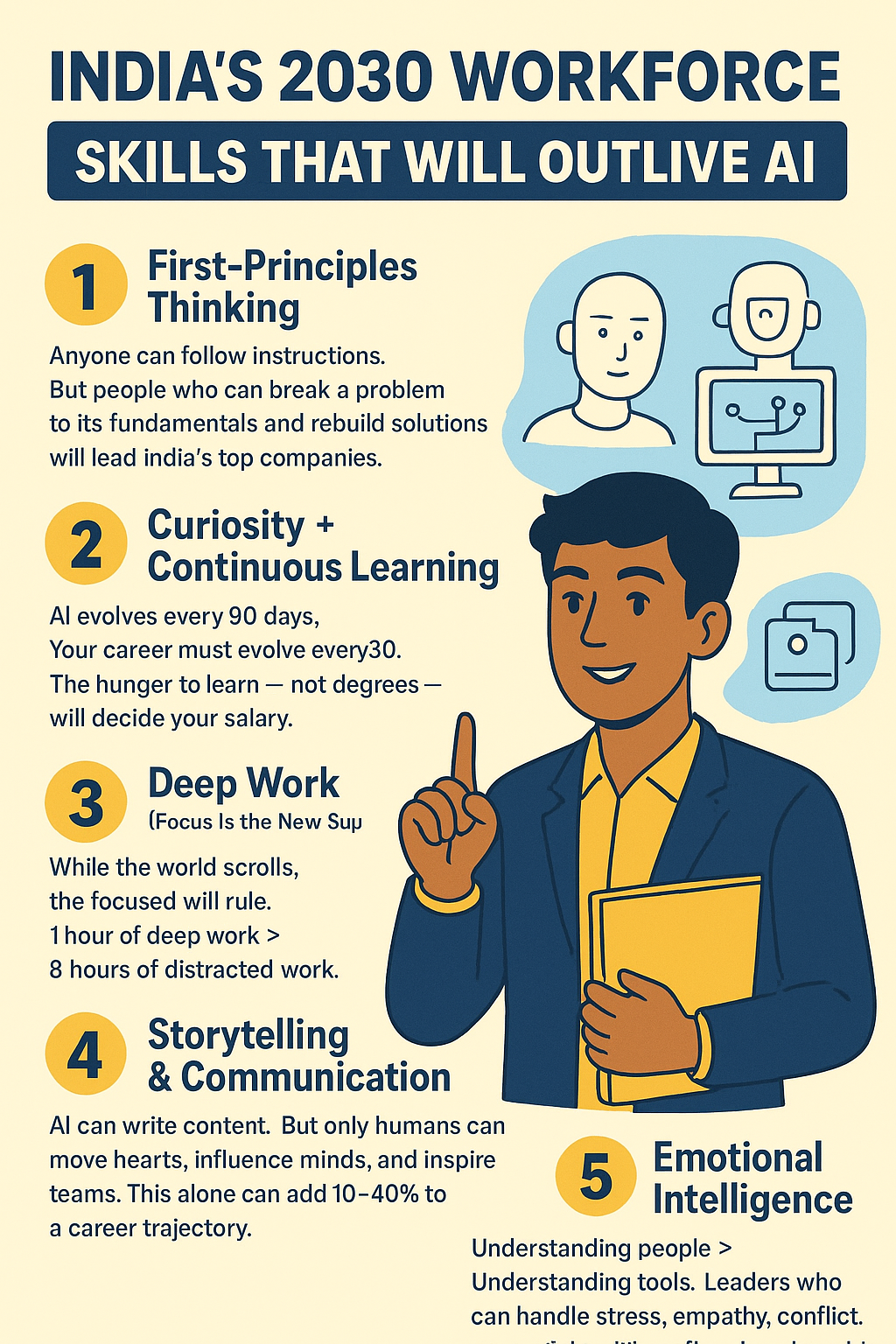 🚀 India’s 2030 Workforce: Skills That Will Outlive AI | by Shah Jay | Dec, 2025 | Medium