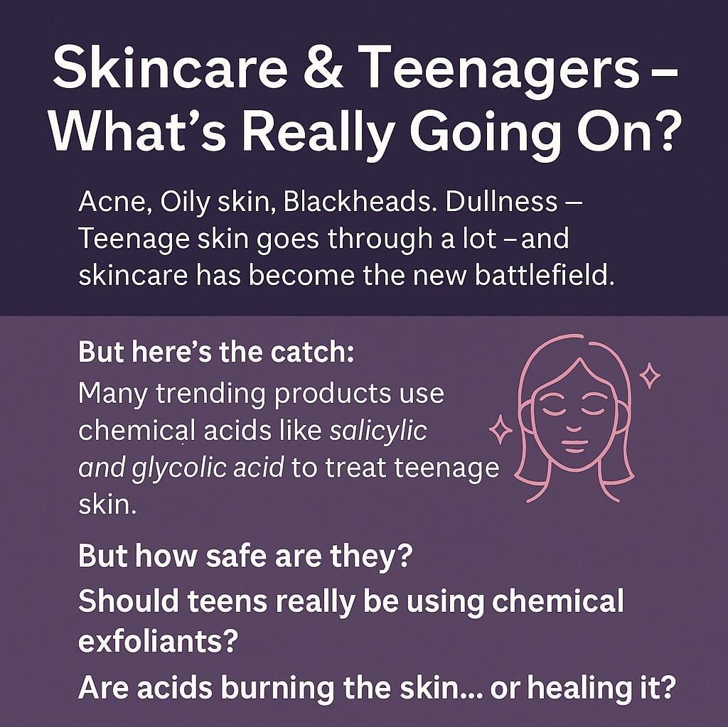 A Study on the Chemical Interaction of Skincare Acids with Teenage Skin ...